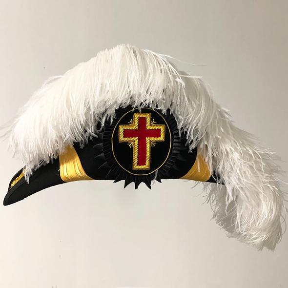 Knights Templar Past/Grand Commander Chapeau - DELUXE Fur Felt ...