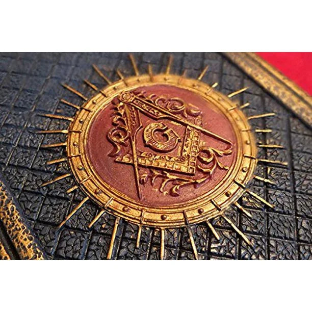 Masonic Blue Book Box – Resin Keepsake Storage for Masons – Regalia Lodge