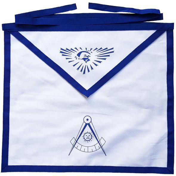 Masonic Past Master Apron – Blue Lodge Cotton Duck Cloth Apron ...